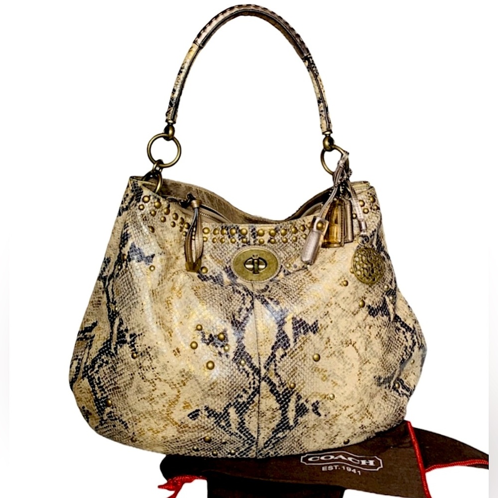 Rarecoach Limited Edition Hamptons Embossed Python Tu… - Gem